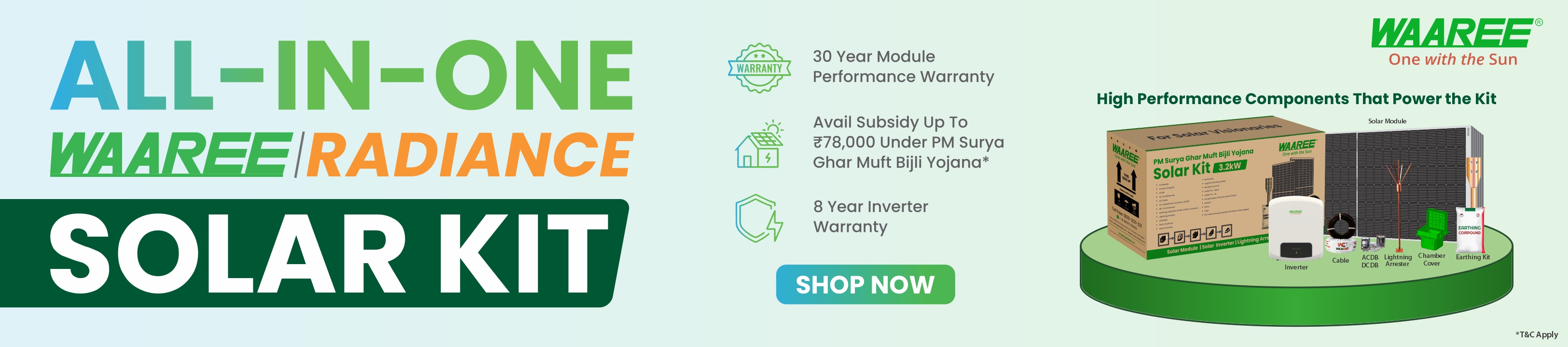 Solar Radiance Panel Kit Manufacturers | Waaree Energies